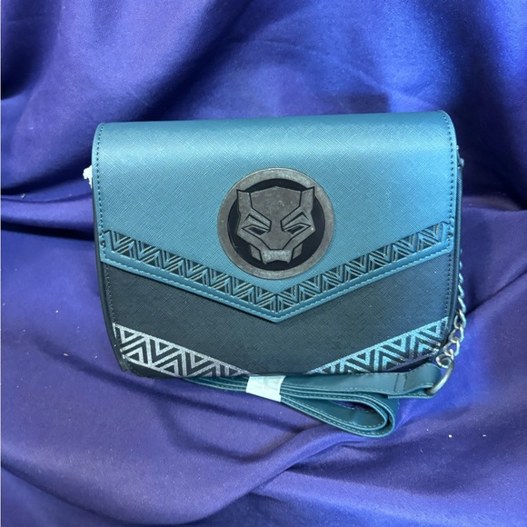 Loungefly | Bags | Loungefly Blue And Black Crossbody Bag With ...